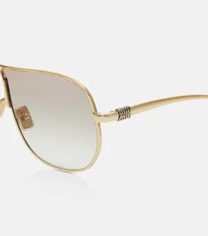 Miu Miu Aviator Sunglasses
