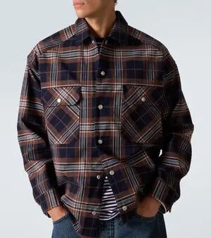 Comme Des Garçons Homme Plaid Cotton Overshirt