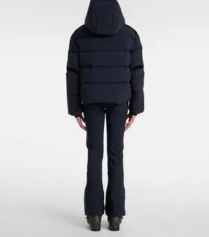 Fusalp Barsy Velvet-trimmed Down Ski Jacket - Black