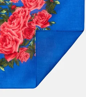Magda Butrym Floral Wool Scarf