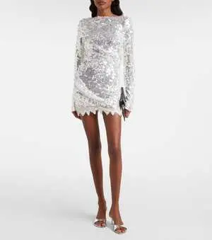 Christopher Esber Opaline Sequined Minidress