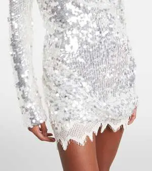 Christopher Esber Opaline Sequined Minidress