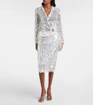 Christopher Esber Opaline Sequined Top