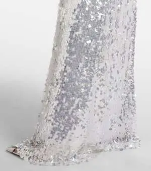 Christopher Esber Arched Palm Sequined Gown