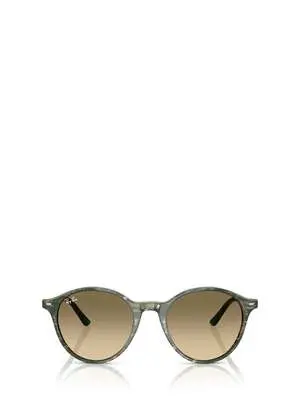 Ray-ban Round Frame Sunglasses - Transparent Shade Fantasy Green