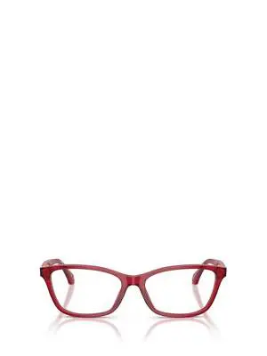Versace Cat-eye Eyeglasses - Transparent Red