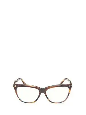 TOM FORD Cat-eye Eyeglasses - Brown