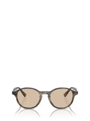 Brunello Cucinelli Unisex Oval Eyeglasses Havana Taupe