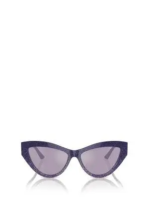 JIMMY CHOO Cat-eye Sunglasses - Violet Gradient Glitter