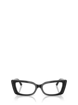 JIMMY CHOO Cat-eye Eyeglasses - Black / Silver Night