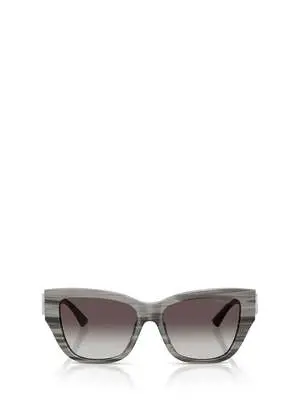 JIMMY CHOO Cat-Eye Sunglasses Striped Black