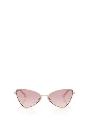 JIMMY CHOO Cat-eye Sunglasses - Gold