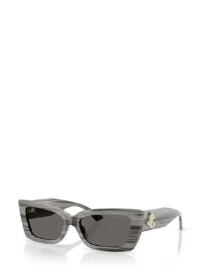 JIMMY CHOO Cat-eye Sunglasses - Striped Black