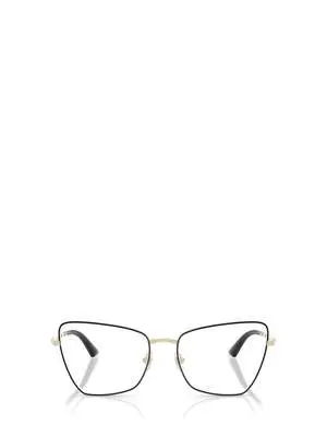 JIMMY CHOO Cat-eye Eyeglasses - Pale Gold / Black