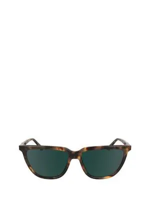 Calvin Klein Cat-eye Sunglasses - Milky Brown Havana