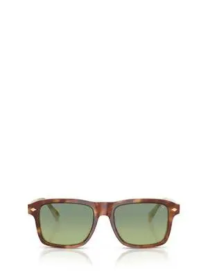 Brunello Cucinelli Rectangular Sunglasses - Havana / Panama