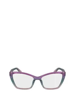 Calvin Klein Calvin Klein Cat-Eye Eyeglasses Purple / Avio