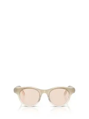 Brunello Cucinelli Rounded Sunglasses - Beige