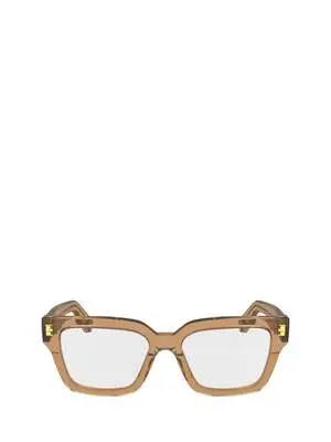 Calvin Klein Calvin Klein Square Eyeglasses Brown