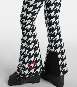 Perfect Moment Aurora High-rise Houndstooth Ski Pants