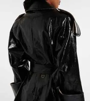 Chloé Belted Double-breasted Linen Coat