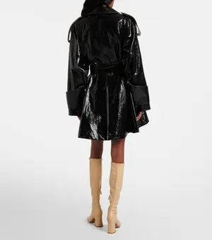 Chloé Belted Double-breasted Linen Coat