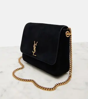 Saint Laurent Kate Suede Shoulder Bag