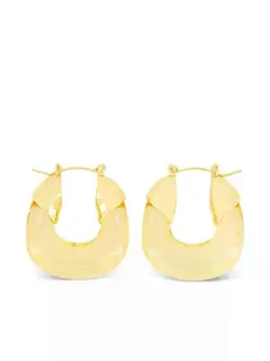 LIZZIE FORTUNATO Hammered Hoops Earrings - Gold
