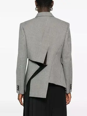 Comme Des Garçons Houndstooth Panelled Jacket