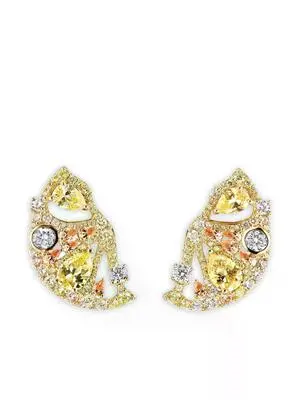 ANABELA CHAN 14k Yellow And 18k Vermeil Multi-stone Earrings - Gold