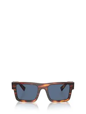 Prada Prada Rectangular Sunglasses - Striped Radica
