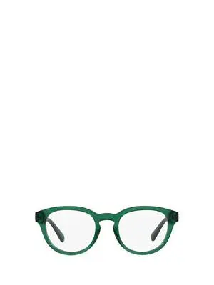 Polo Ralph Lauren Polo Ralph Lauren Rounded Eyeglasses - Shiny Transparent Green