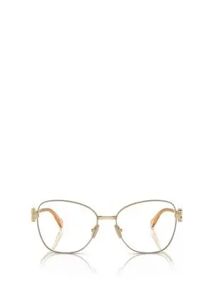 Miu Miu Miu Miu Butterfly Eyeglasses Beige