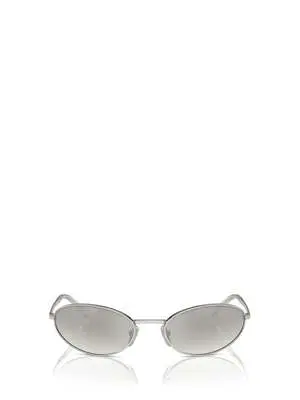 Prada Irregular Sunglasses - Silver