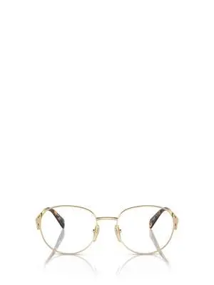 Prada Round Eyeglasses Gold