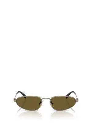 Miu Miu Oval Sunglasses - Old Gold