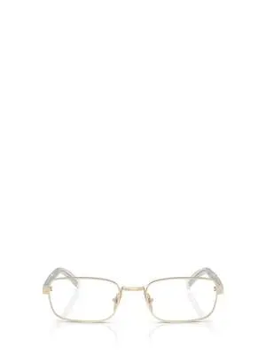 Prada Rectangular Eyeglasses - Gold