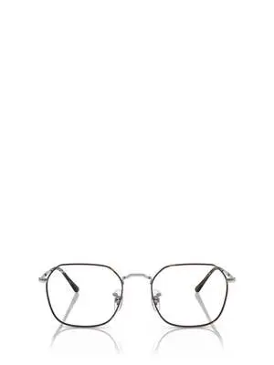 Ray-ban Ray-Ban Irregular Eyeglasses Havana On Silver