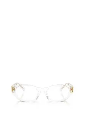 Miu Miu Eyeglasses Oval Frame - Transparent
