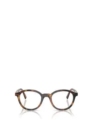 Miu Miu Rounded Eyeglasses - Havana Ivy