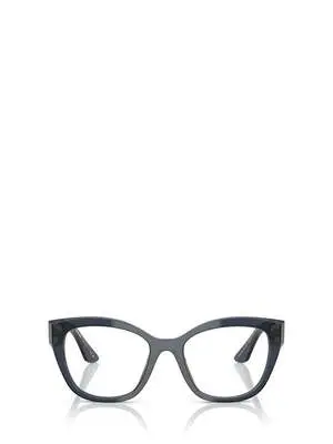 Miu Miu Eyeglasses Round Frame - Blue Transparent