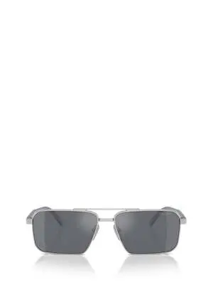 Prada Irregular Sunglasses - Silver