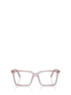 Miu Miu Square Eyeglasses - Transparent Mauve