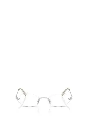 Miu Miu Eyeglasses Oval - Silver