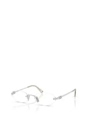 Miu Miu Eyeglasses Oval - Silver