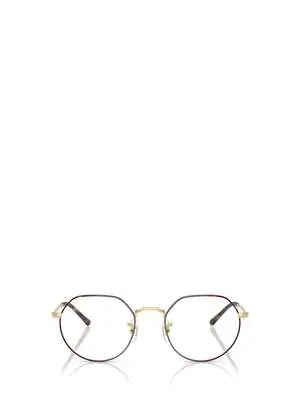 Ray-ban Rounded Eyeglasses - Matt Havana On Matt Arista Gold