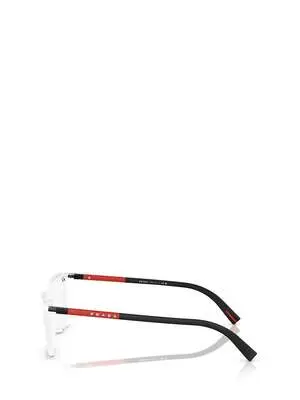 Prada Linea Rossa Squarish Eyeglasses - Transparent