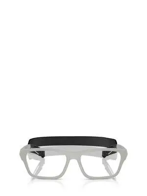 Prada Linea Rossa Squarish Eyeglasses - Matt Iron Grey