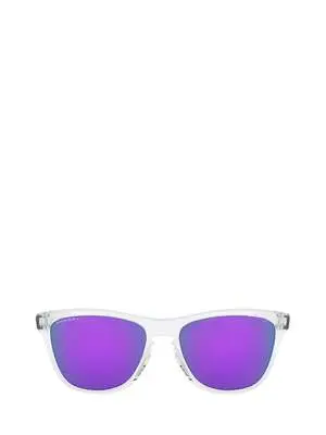 Oakley Acetate Square Frame Sunglasses - Polished Clear
