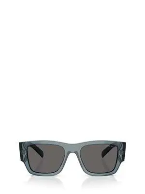 Prada Prada Eyewear Rectangular Sunglasses - Transparent Ocean